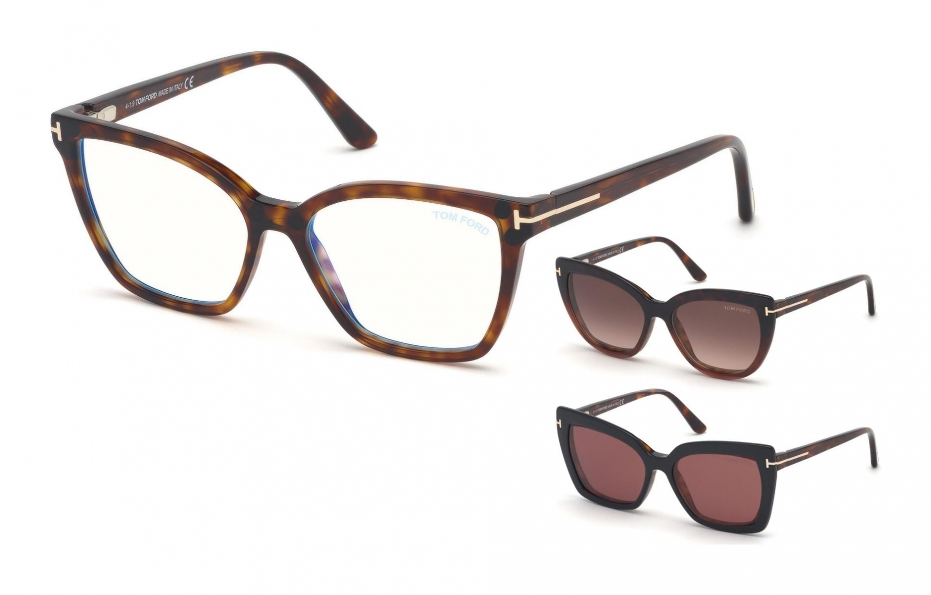 Armação TOM FORD CLIP ON 5641-B/V 054